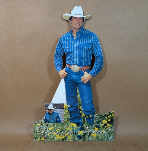 Vintage ~16" George Strait MCA Record Nashville Cardboard Stand Up | eBay