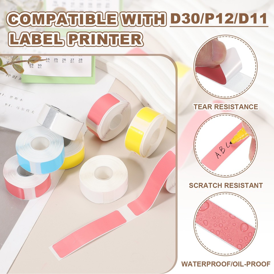 0.63 x 1.1 Inch 3 Roll (210pcs Per Roll) Food Storage Label Stickers ...