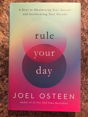 Rule Your Day Hardback Book with Dustcover by Joel Osteen 9781546041856 ...