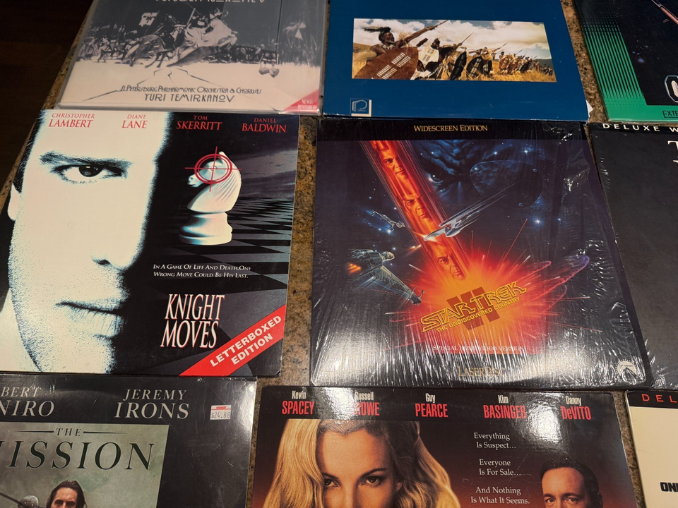 10 LOT Laserdisc LD VIDEO DISCS GREAT MOVIES DRAMA COMEDY ACTION ...