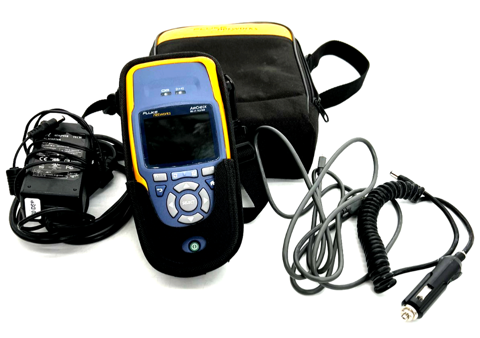 Fluke Networks AirCheck Wi-Fi Handheld Wireless Network Tester w/ Case ...