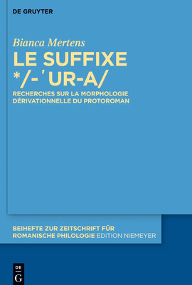 Bianca Mertens | Le suffixe /-'ur-a/ | Buch | Französisch (2025) | XVII ...
