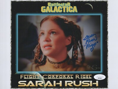 SARAH RUSH Signed BATTLESTAR GALACTICA 8x10 Photo AUTHENTIC Autograph ...