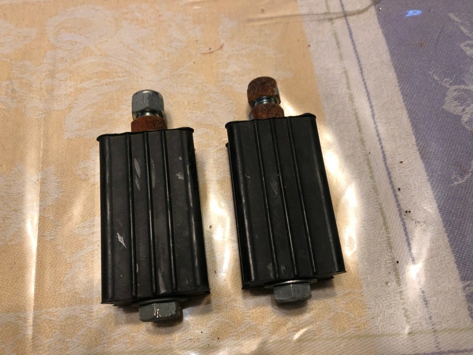 PAIR OF USED PEDALS AND HARDWARE FOR MURRAY, GARTON, AMF + OTHER PEDAL ...