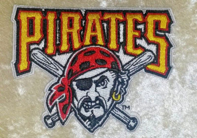 Pittsburgh Pirates Pirate Iron /Sew On Embroidered Patch~ Free Tracking ...