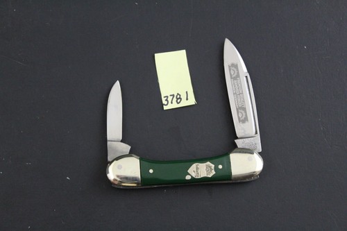 German Eye Carl Schlieper Green Canoe Pocket Knife 3781 | eBay