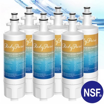 6 Pack Water Filter for LG LT700P ADQ36006101 HDX FML-3 9690 WF700 ...