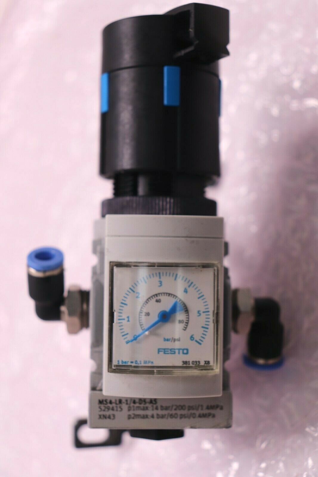 FESTO MS4-LR-1/4-D5-AS 529415 Druck-Regelventil mit Manometer | eBay.de