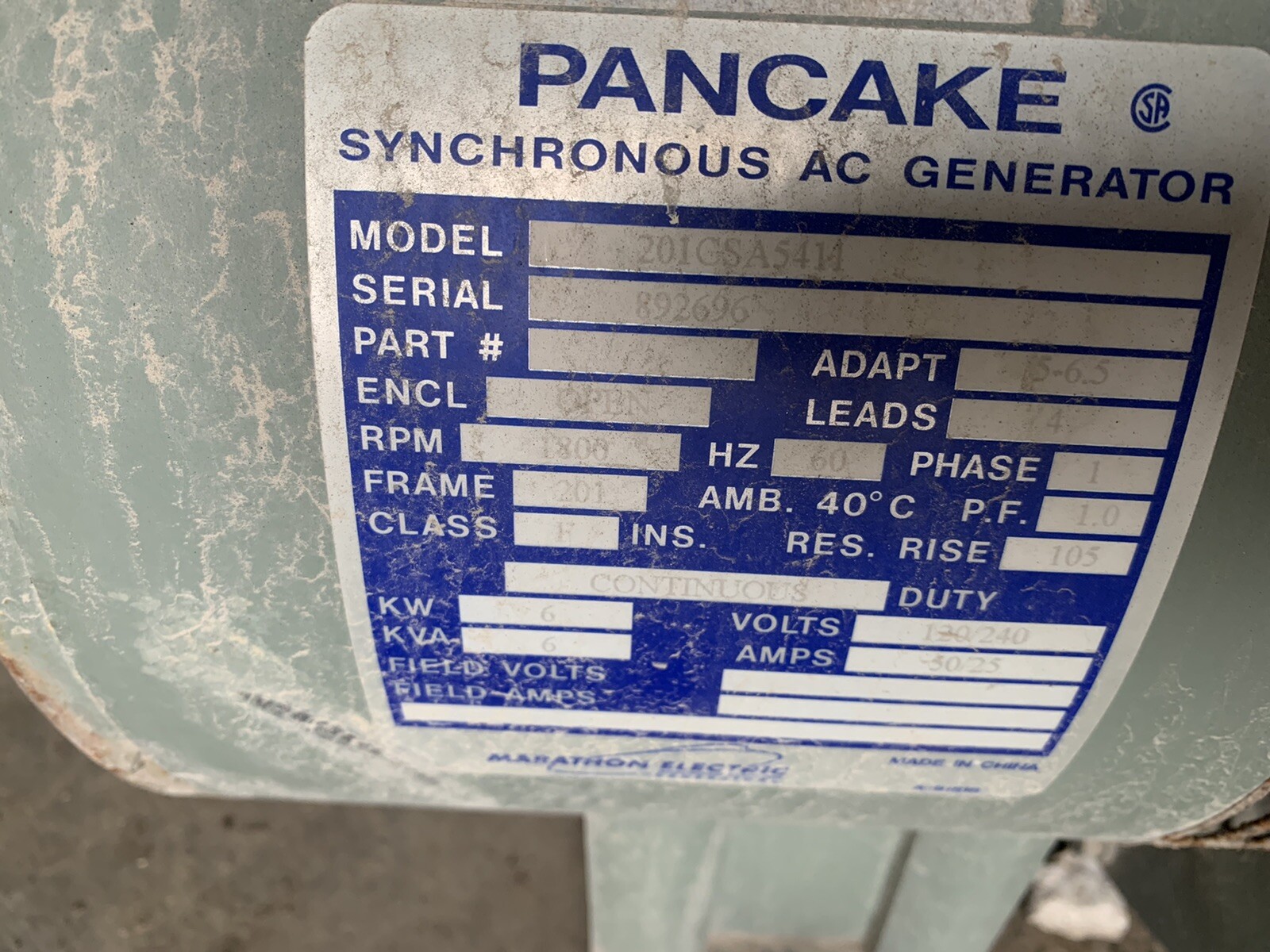 Kubota D1105 Diesel Engine Radiator Terex Light Tower Wacker Doosan ...