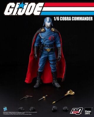 New Threezero 3Z03150W0 1/6 G.I. Joe Cobra Commander 12" Action Figure ...