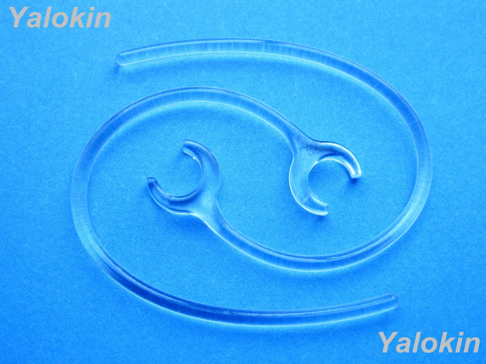 2 (CL-S) Earhooks Earloops for Plantronics M90 and M95 Headset Devices ...
