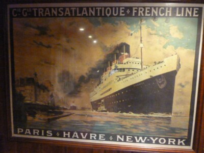 Affiche Albert Sebille 1938 Paquebot FRANCE Encadrée TBE | eBay