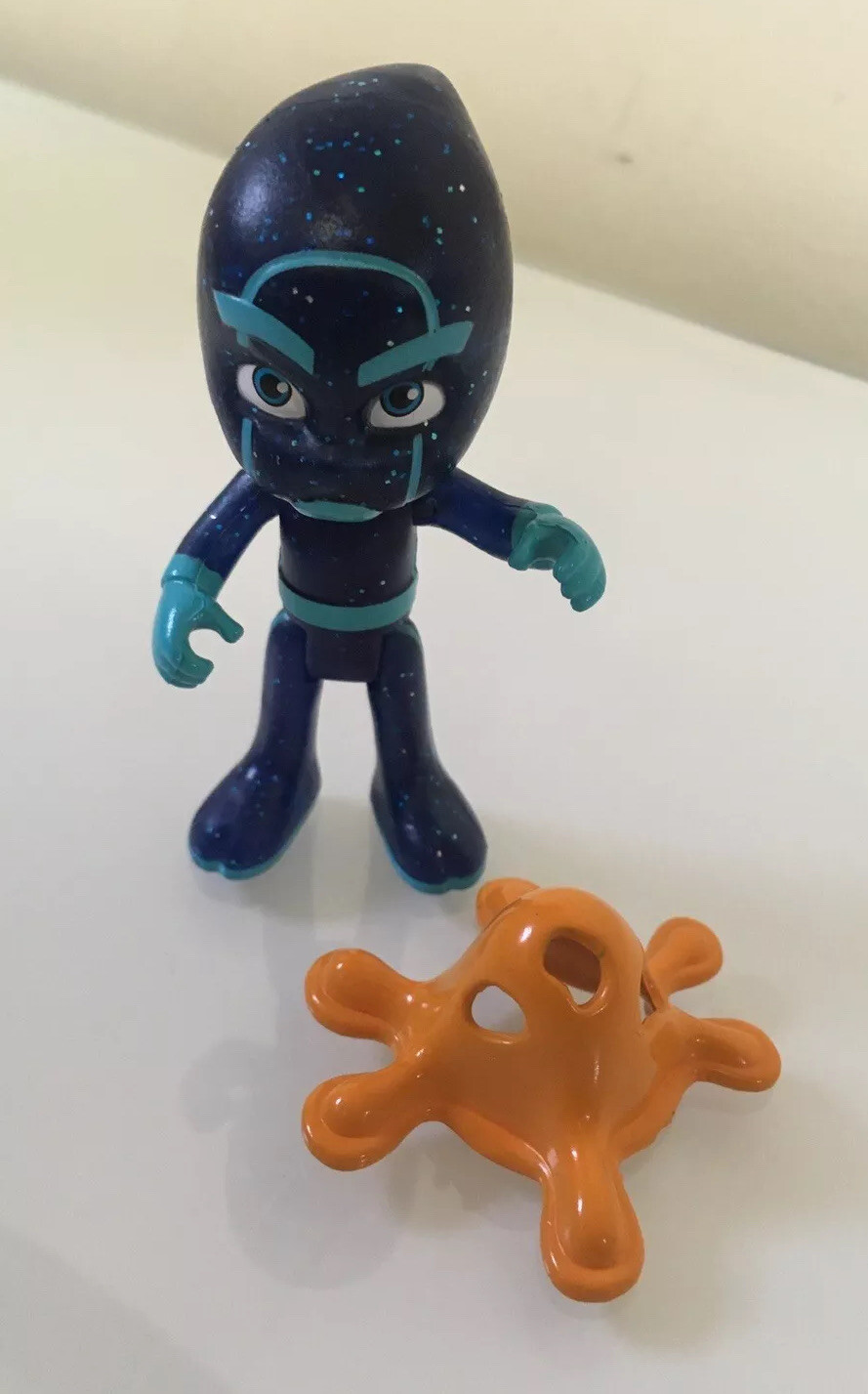 PJ Masks Night Ninja 3” Figure & Sticky Splat Collectible Figures EUC ...