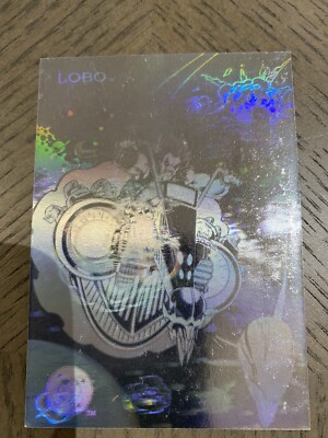 Lobo Hologram Card DCH7 DC Comics Impel 1991 | eBay
