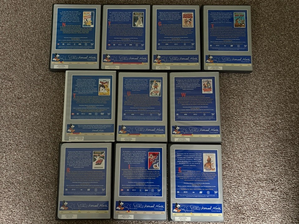 Walt Disney Treasures Collection 12 DVD’s (Region 1 USA/Canada) Rare ...