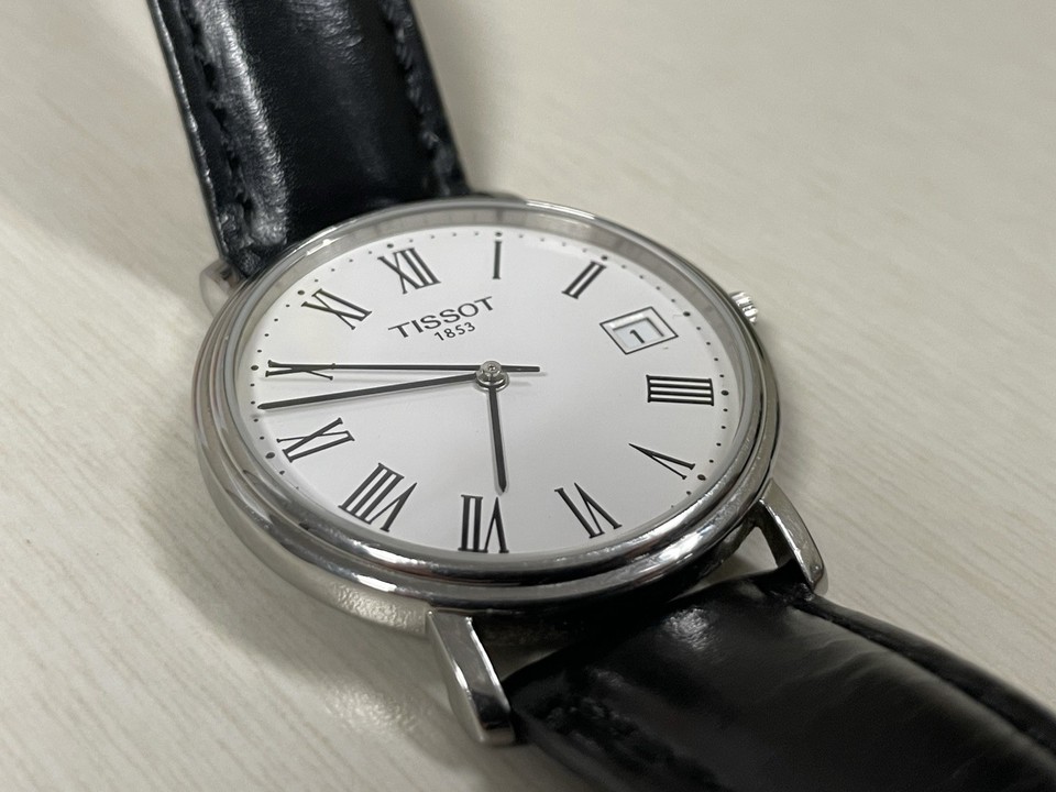 Tissot 1853 T870/970 Sapphire Swiss Dress Watch Roman Numerals Men’s | eBay