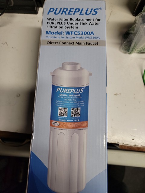 PurePlus WFC5300A Under Sink Water Filter 20K Gallons Ultra High ...