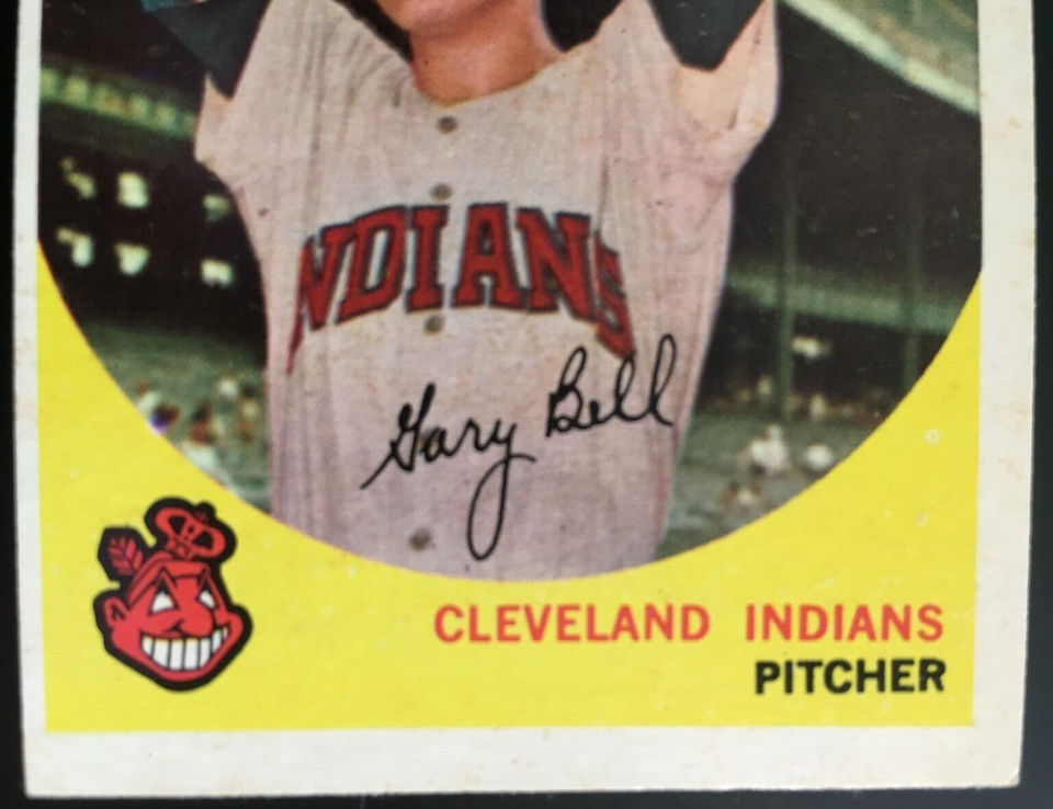 1959 Topps #327 GARY BELL Cleveland Indians MLB Baseball Card EX+ | eBay