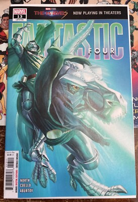Fantastic Four #13 2023 Doctor Doom Doomsday Doomasaur Marvel Alex Ross ...