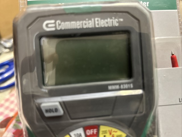 No1 Commercial Electric MS8301A Manual Ranging Digital Multimeter for ...