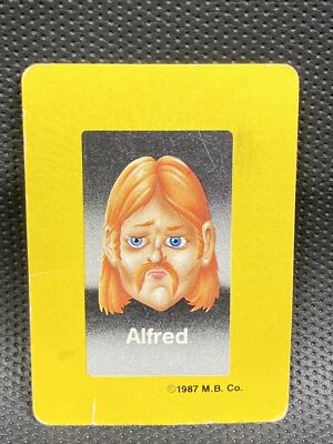 Vintage MB 1987 Guess Who? Board Game Replacement Identity Card ...