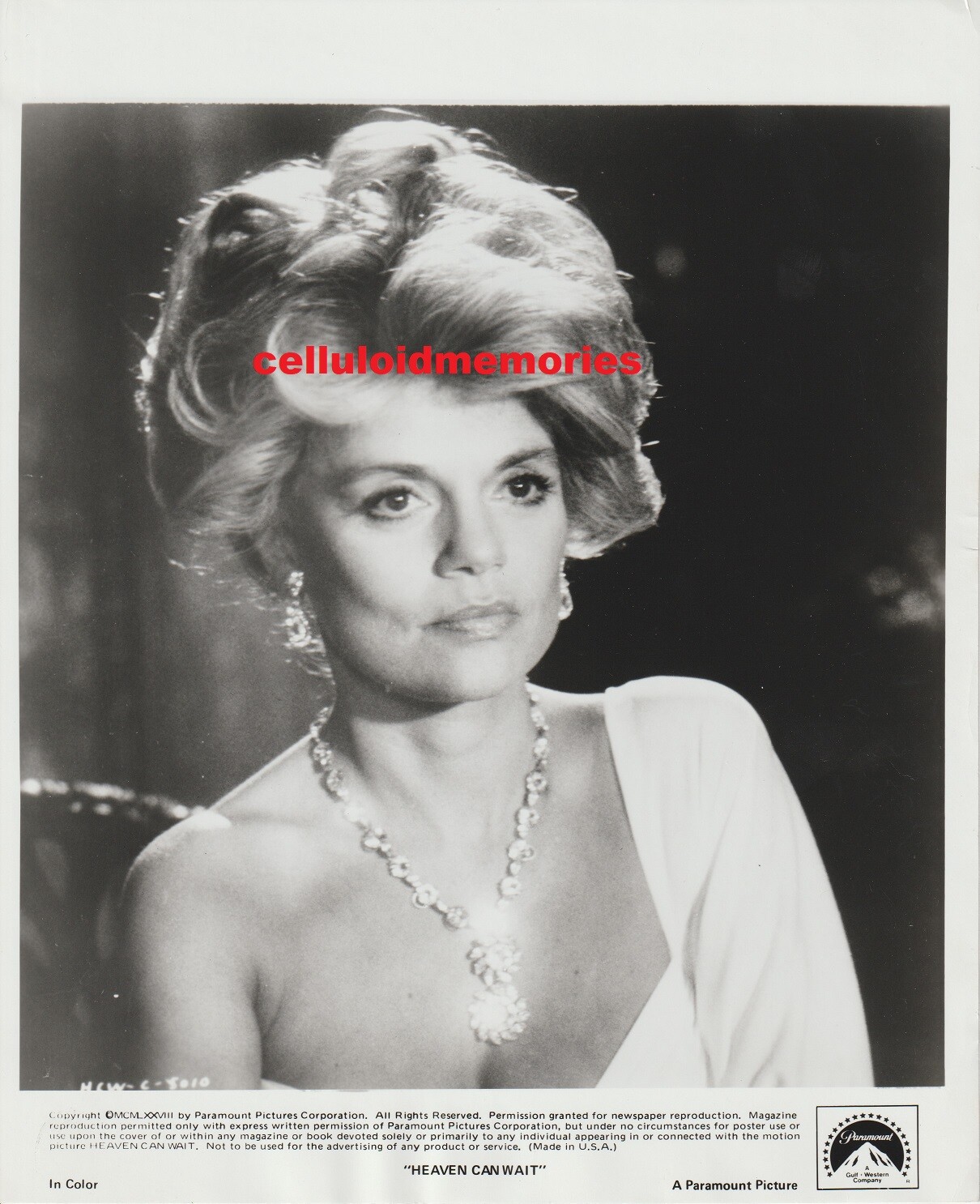 Robert Osborne Kodak Photo 1978 Heaven Can Wait Dyan Cannon # 5010 | eBay