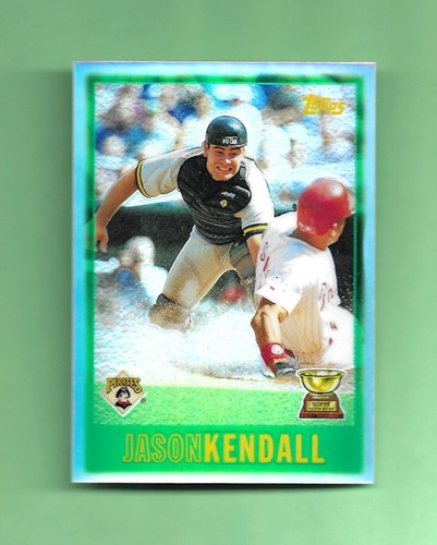RARE REFRACTOR! 2005 Topps ROOKIE CUP RC Card # 195 JASON KENDALL ...