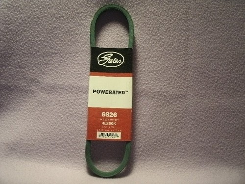 OEM Gates PoweRated 6826 Belt 4L260K Green | eBay
