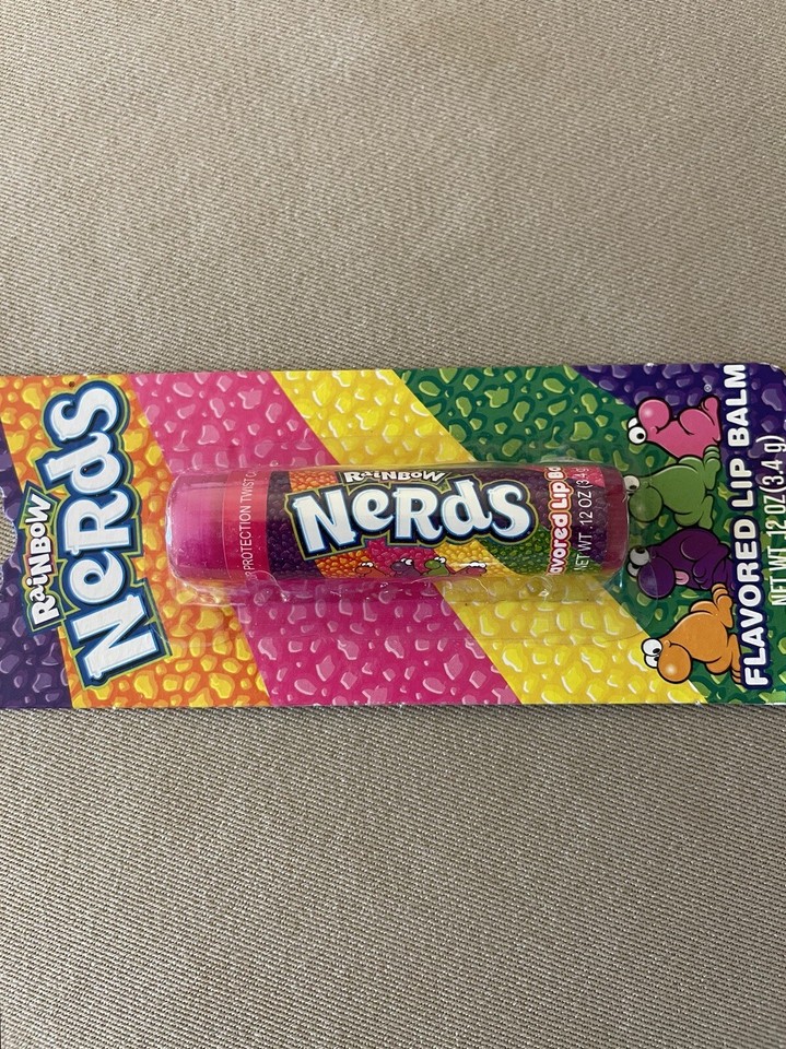 .12 Ounce “Rainbow” Nerds Flavored Lip Balm By Lotta Luv Beauty, New In ...