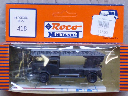 Roco Minitanks (NEW) 1/87 Modern German Mercedes DL-22 Fire Truck Lot ...