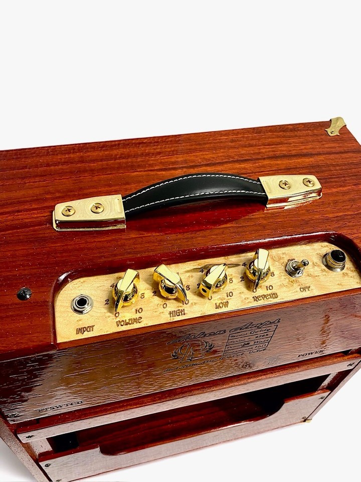 Unique Ashen "Goldy" 20 Watts 12" Handmade Tube Guitar Amp Combo w ...