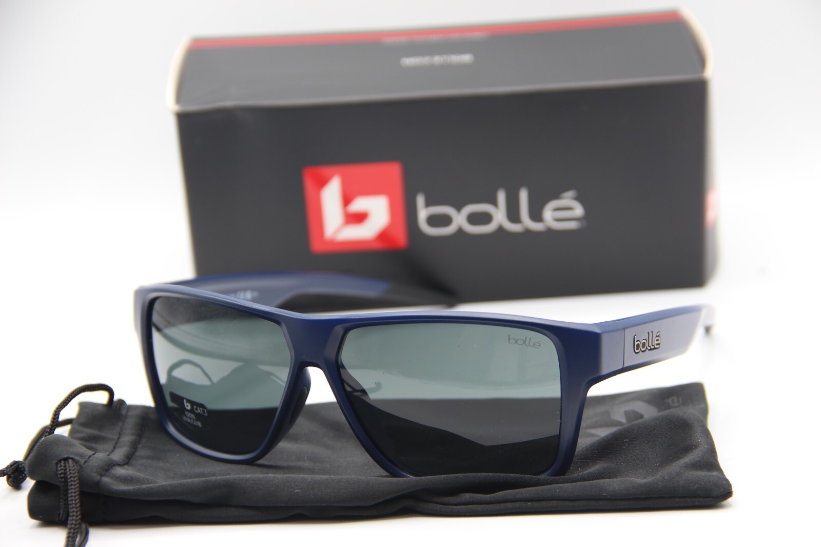 NEW BOLLE TEMPER BS042005 BLUE AUTHENTIC SUNGLASSES 59-14 | eBay