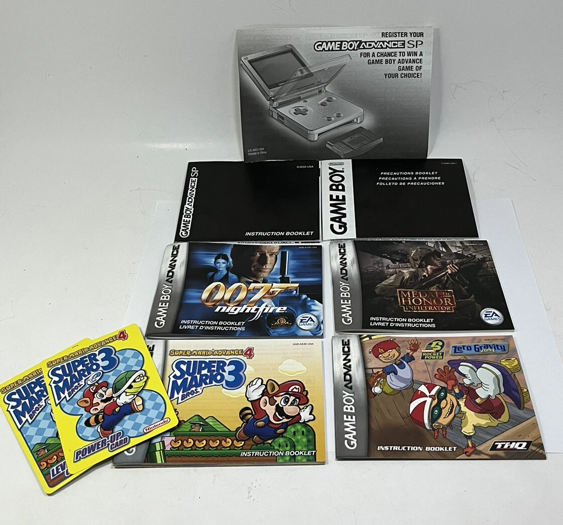 online factory Nintendo Gameboy Advance Manual Lot