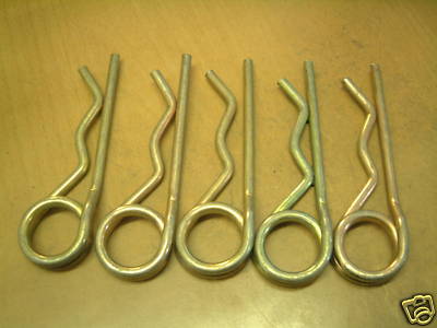 6mm double coil 'R' retaining clip x5 | eBay UK