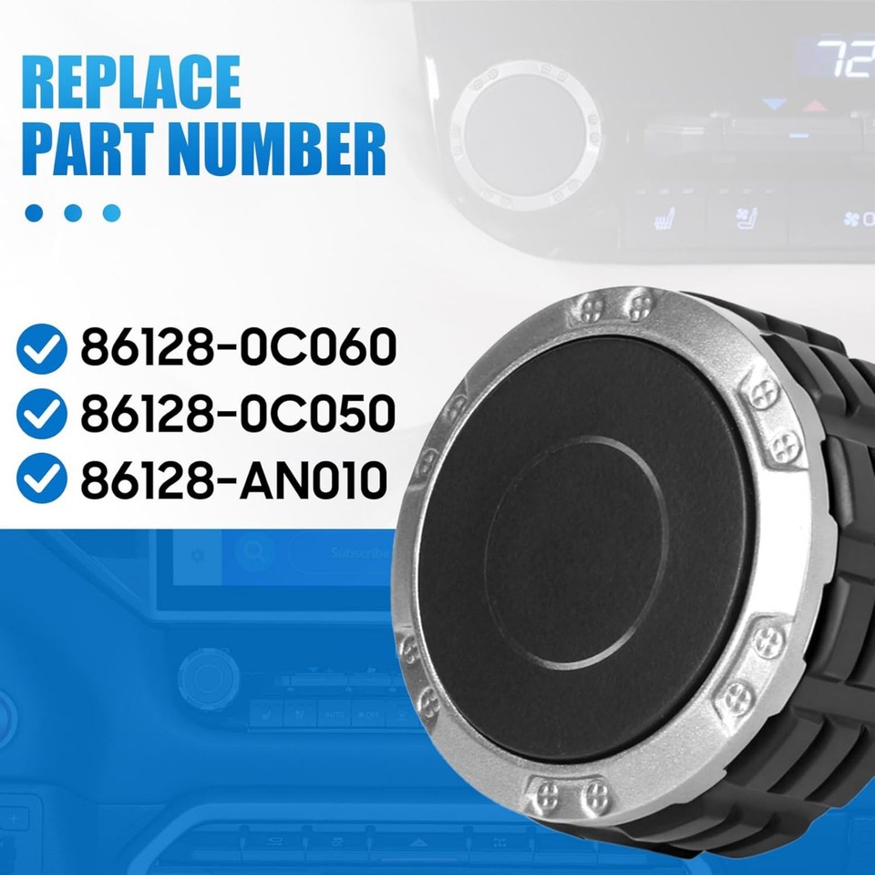 861280C050 Radio Volume Control Knob For Toyota Tundra 2022-2025 14 ...