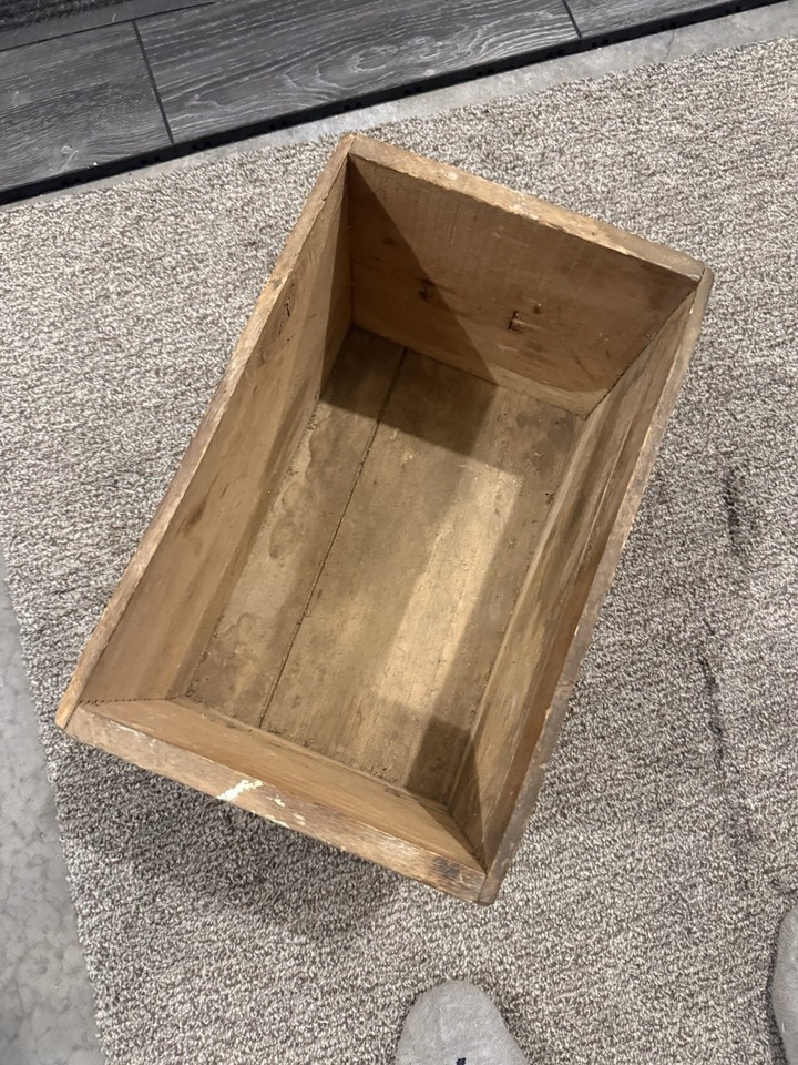 Vintage Peters Cartridge Co Wooden Box 12 Ga. Ammo box Finger Jointed ...