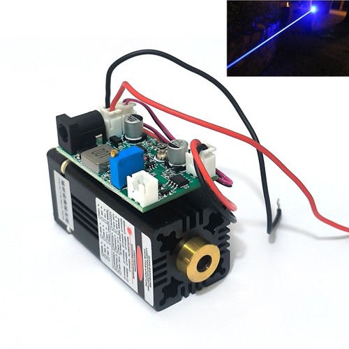 Industrial Dot 450nm 1000mW 12V Blue Focusable 1W Laser Diode Module w ...