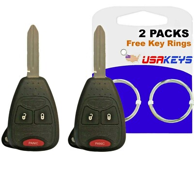 2 For 2006 2007 2008 2009 Dodge Ram Models Keyless Entry Key Car Remote ...