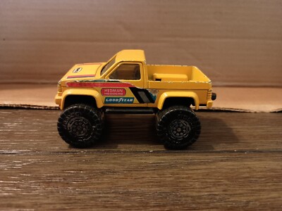 Vintage Remco Fun Toys 1987 Yellow Diecast Pick Up Truck Goodyear ...