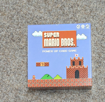 SUPER MARIO BROS POWER UP CARD Game Small Box Strategy Board Game ...