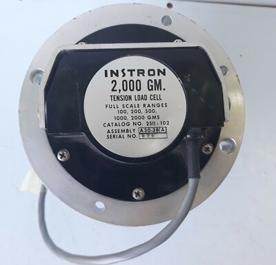 Instron 2511-102, A30-38(A), 2,000 GM. Tension Load Cell 15-Pin | eBay