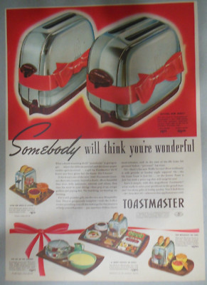 Toast Master Toaster Ad: Someone Thinks Your Wonderful 1939 Size: 11 x ...