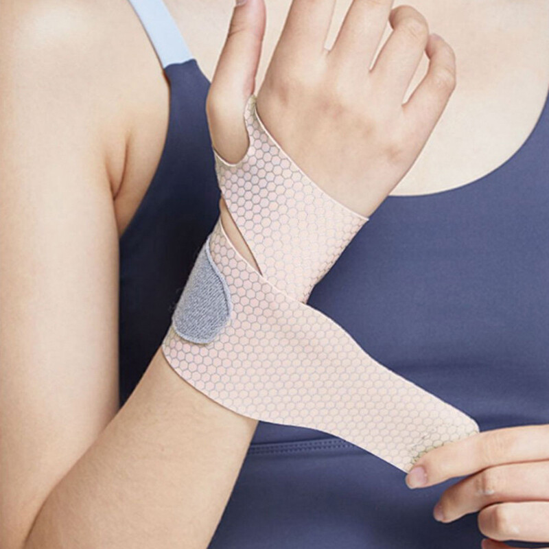 Adjustable Wristbands Safety Wrist Support Bracer Gym Sports Carpal Protector | eBay