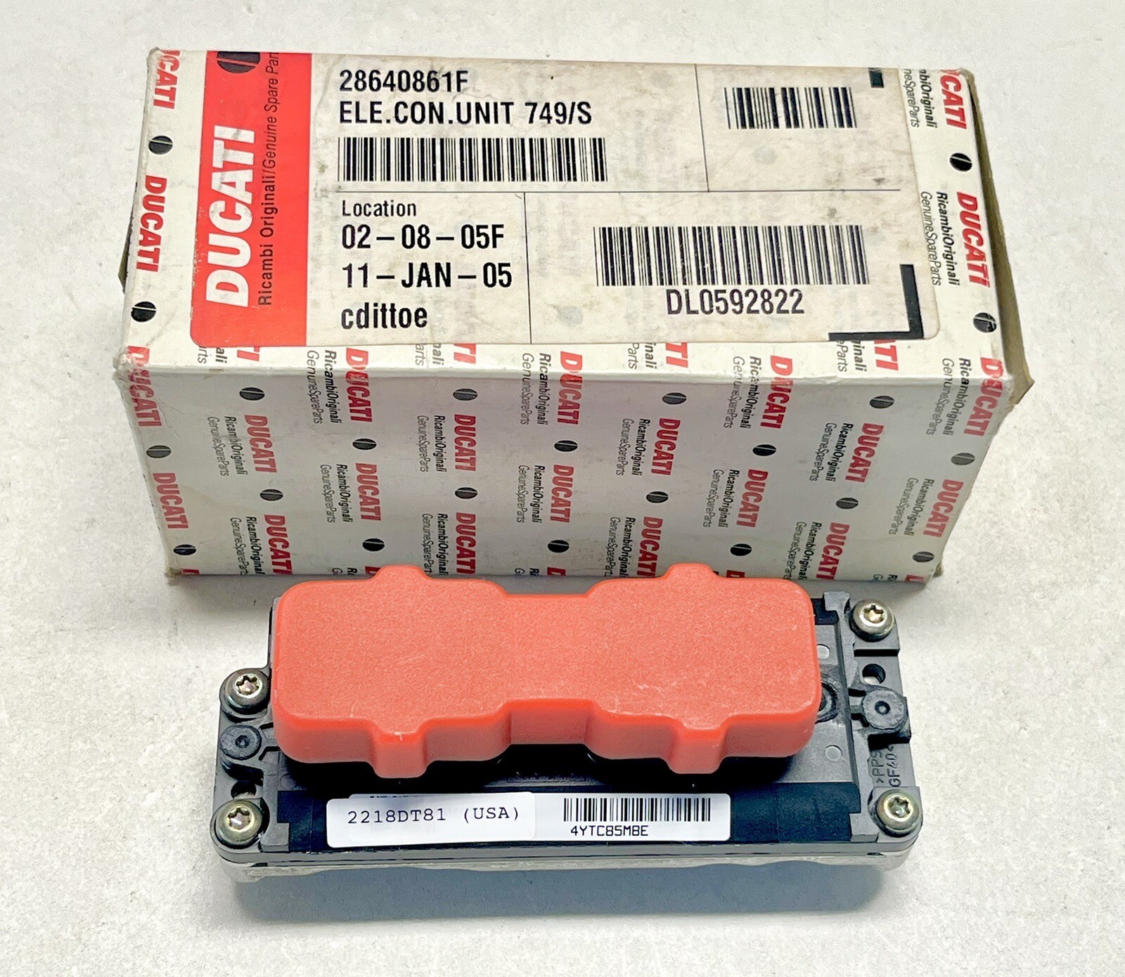 ECU Injection ECU Ducati 749 S From 2004 A 2006 Code 28640861F for sale ...