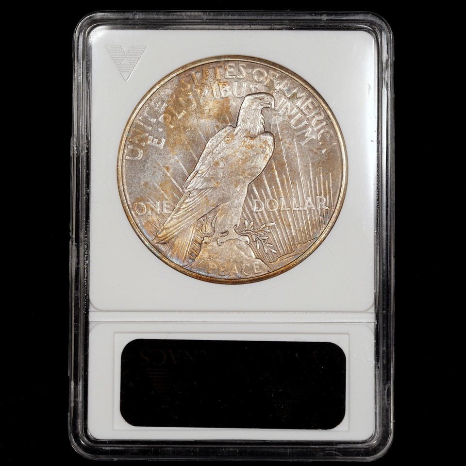 1921 Peace One Dollar $1 - ANACS GRADED MS60 - OLD SOAP BOX! | eBay