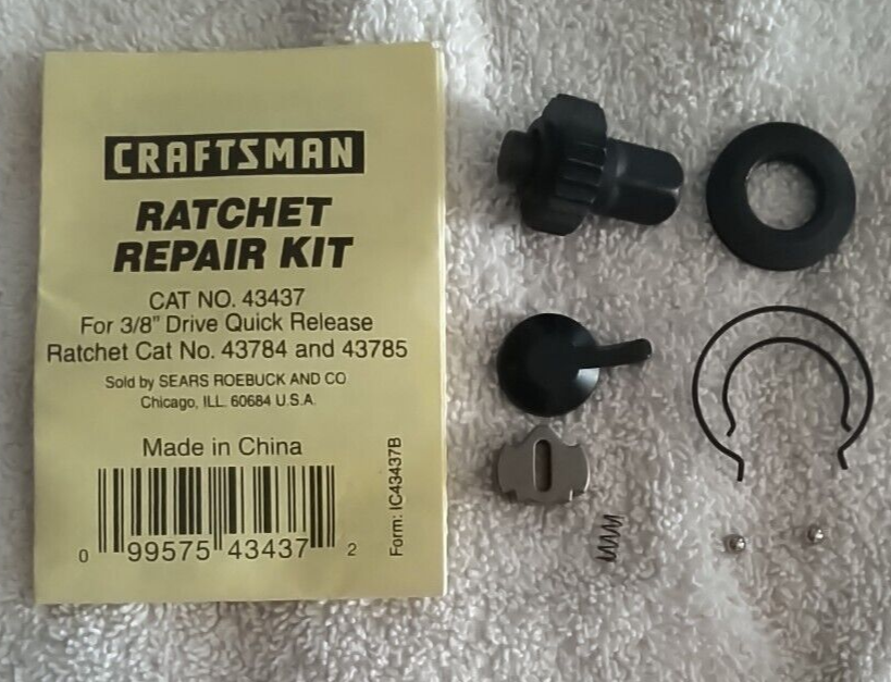 New (RARE) Craftsman 3/8" Ratchet Repair Kit 43437 | eBay