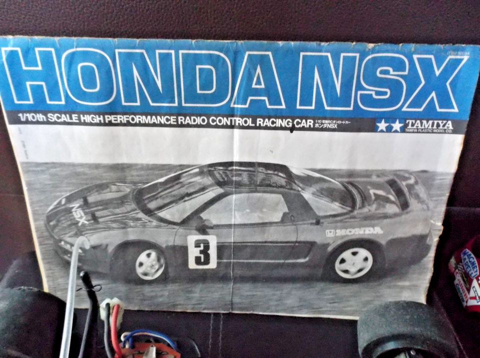 Tamiya Remote Control Car Honda NSX RearWD 1:10 Scale With Motor Servo ...