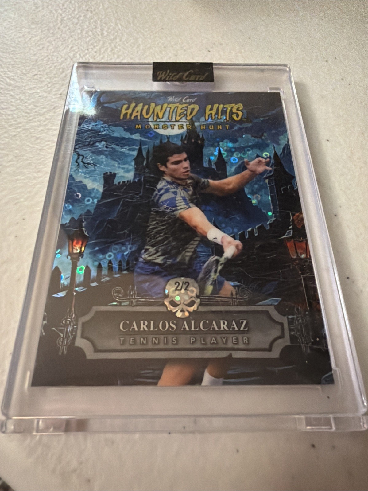 2025 Wild Card Haunted Hits Monster Hunt -2/2 Bookend - Carlos Alcaraz ...