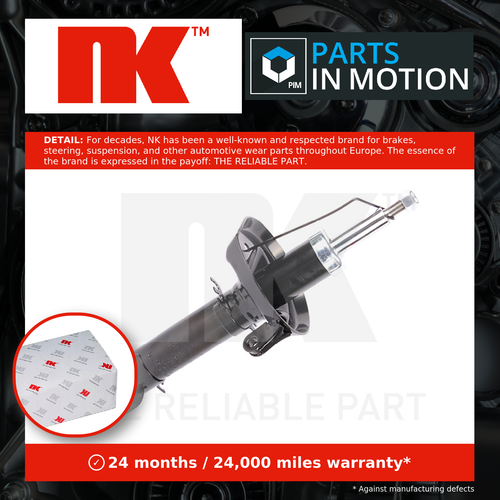 2x Shock Absorbers (Pair) fits VW GOLF Mk4 2.3 Front 98 to 05 Damper NK ...