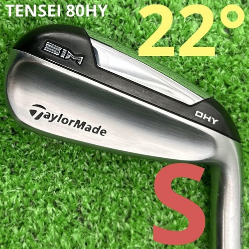 Taylormade Sim Dhy No. 4 Utility Club 22 Tensei 80HY S Graphite Shaft ...